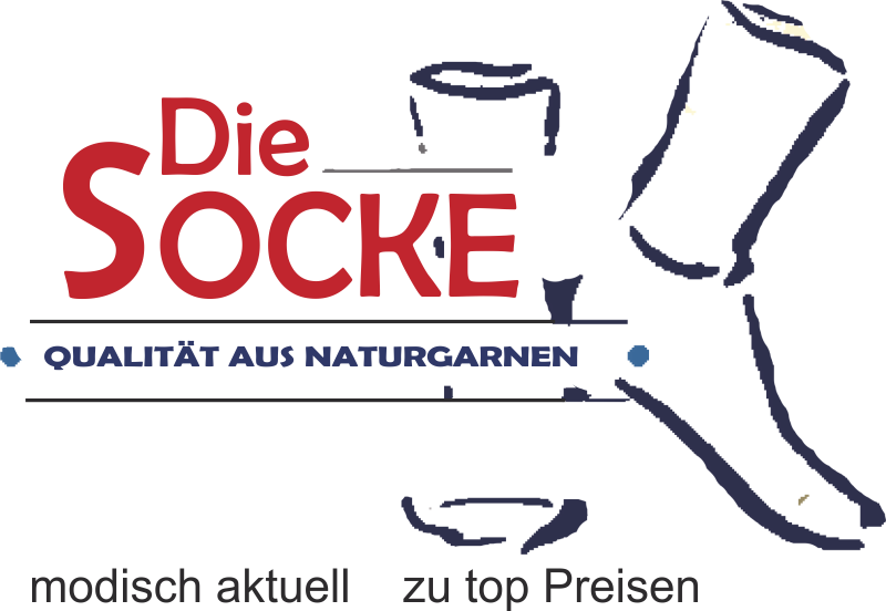 Die Socke in Aktion